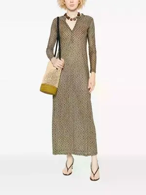 SIYU Patterned Maxi Dress