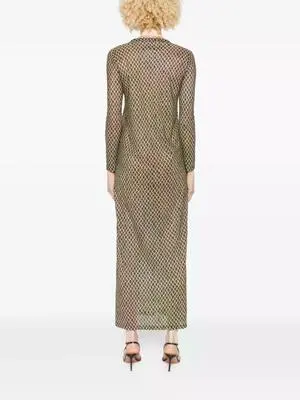 SIYU Patterned Maxi Dress