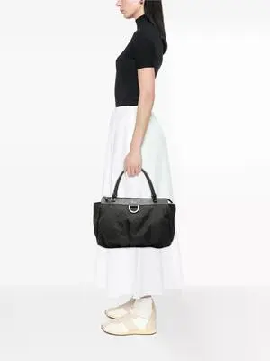 Gucci Large Gg Nylon Abbey D-ring Tote Bag
