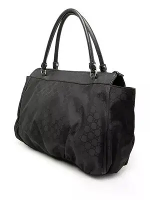 Gucci Large Gg Nylon Abbey D-ring Tote Bag