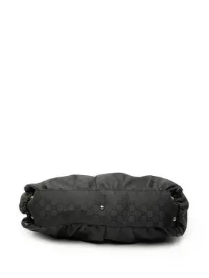 Gucci Large Gg Nylon Abbey D-ring Tote Bag