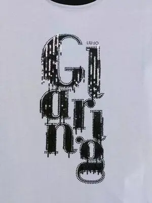 Liu Jo Sequin-embellished T-shirt - Black