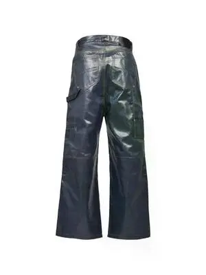 BREATH Coated Wide Leg Jeans