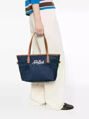 MC2 SAINT BARTH Embroidered Logo Tote Bag