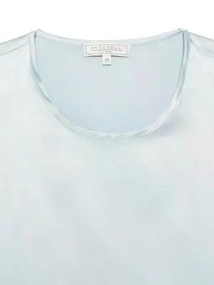 Antonelli Firenze Creta Round-neck Blouse - Blue