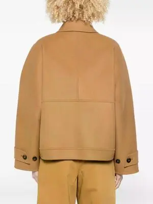 Closed Flap-pocket Buttoned Jacket