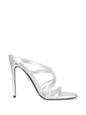 ALEVI MILANO Bar Leather Strappy Stiletto Sandals