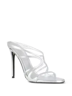 ALEVI MILANO Bar Leather Strappy Stiletto Sandals