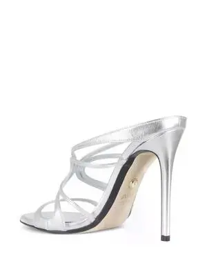 ALEVI MILANO Bar Leather Strappy Stiletto Sandals