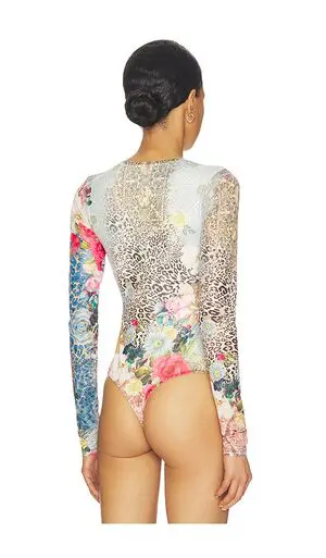 AFRM Eaton Bodysuit - Iris Patchwork