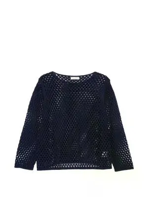 INTRECCI Open Knit Long Sleeve Sweater