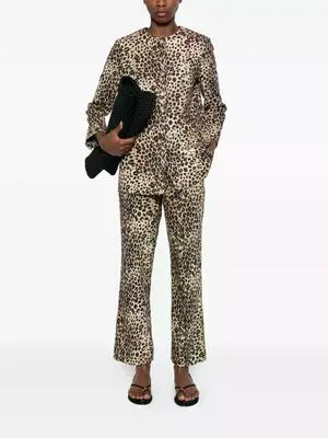 Marella Leopard-print Trousers