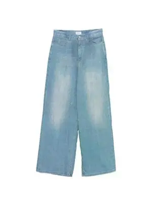 Marella Distressed-effect Palazzo Pants