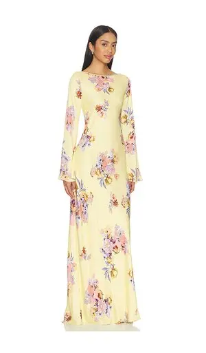 Hemant & Nandita Printed Maxi Dress