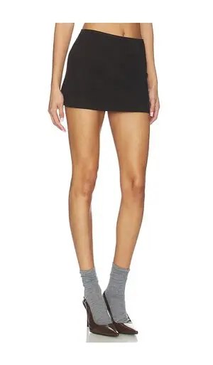 MANOKHI Classic Mini Skirt - Chocolate