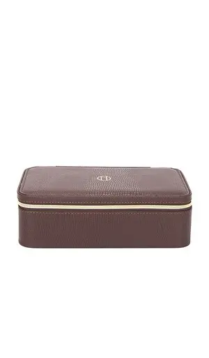 HEAVEN MAYHEM Travel Jewelry Case In Brown