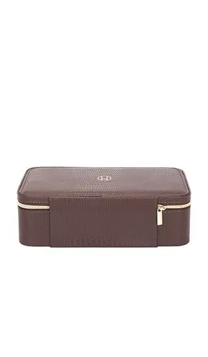 HEAVEN MAYHEM Travel Jewelry Case In Brown