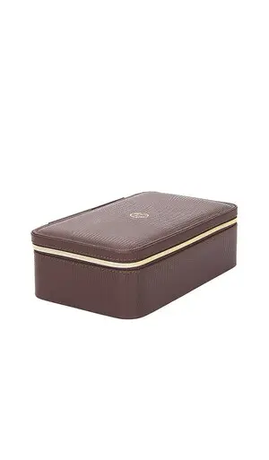 HEAVEN MAYHEM Travel Jewelry Case In Brown