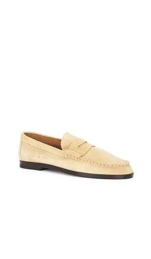 COMMON PROJECTS Soft Suede Loafers - Beige