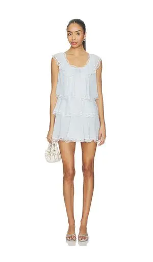 For Love & Lemons Taylor Mini Dress - Blue