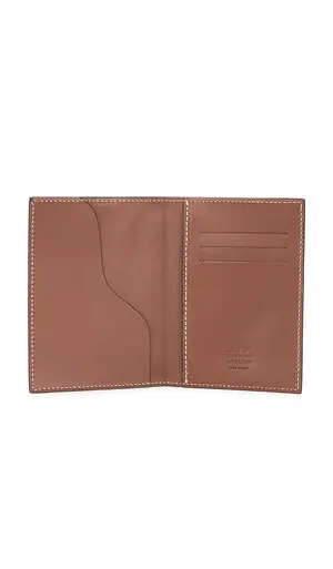 ATP ATELIER Jelsi Passport Holder In Tan