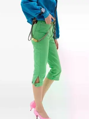 Versace Capri Jeans With Medusa Hardware - Green