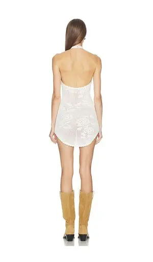 LOBA Kataleya Pointelle Halter Dress
