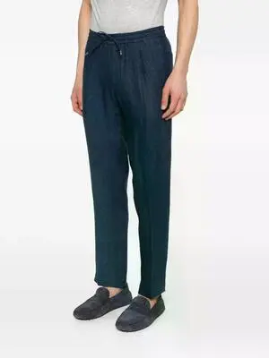 BRIGLIA 1949 Drawstring Trousers - Blue