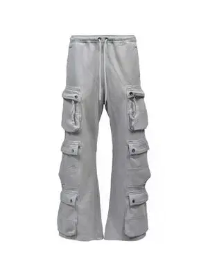 BREATH Eyelet-detail Cargo Pants - Grey