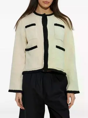 BY MALENE BIRGER Rikko Front-pocket Cardigan - Neutrals