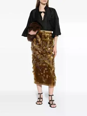 Munthe Flared-sleeve Blouse