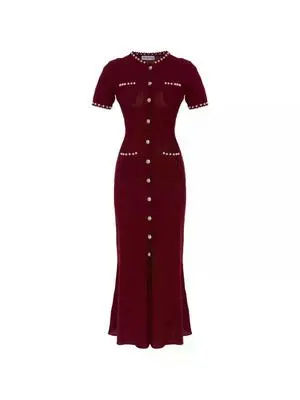 Self-portrait Button Detailed Day Dresses