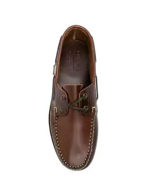 Paraboot Lace-up Leather Boat Shoes