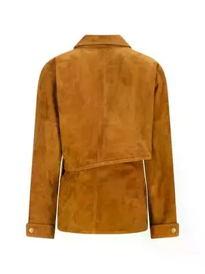 DARKPARK Cindy Belted Suede Jacket - Brown