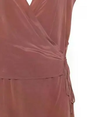 ALYSI V-neck Wrap Maxi Dress