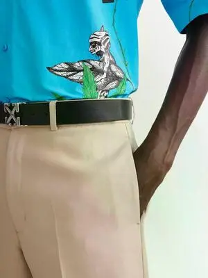 Off-White Cotton Tailored Trousers