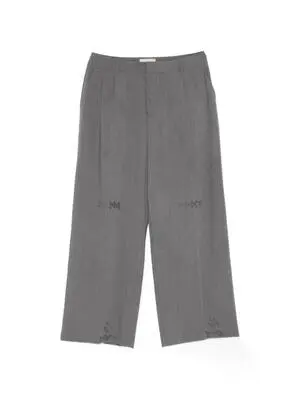 THESTROY Distressed Trousers - Grey