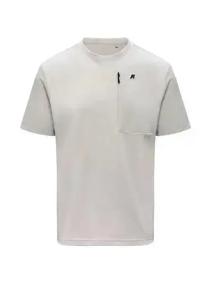 K-WAY Authion Zip Pocket T-shirt - Neutrals