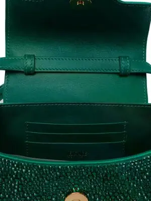 Versace La Medusa Crystal Embellished Satchel