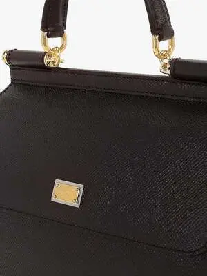 Dolce & Gabbana Sicily Medium Leather Crossbody Bag