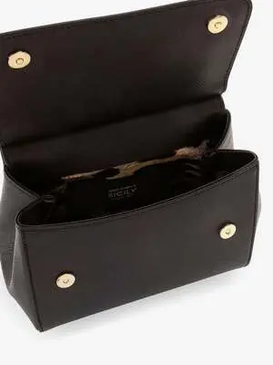 Dolce & Gabbana Sicily Medium Leather Crossbody Bag