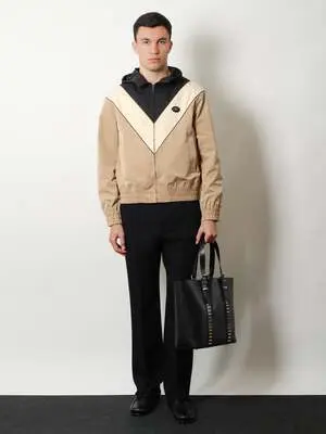 Valentino Garavani Leather Shoulder Bag With Studs - Black