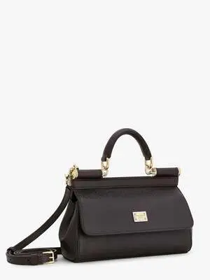 Dolce & Gabbana Sicily Small Leather Crossbody Bag