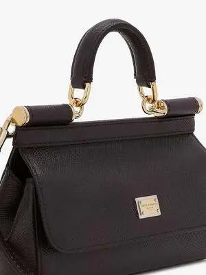 Dolce & Gabbana Sicily Small Leather Crossbody Bag