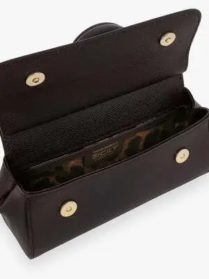 Dolce & Gabbana Sicily Small Leather Crossbody Bag