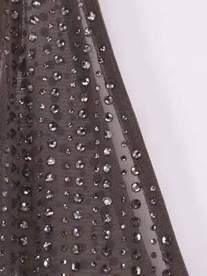 VENUJA Crystal Rhinestone Mini Dress