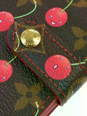 LOUIS VUITTON X Takashi Murakami. 2005 Cherry-print Wallet