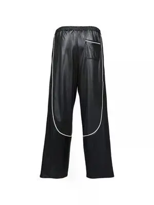 BREATH Piped Track Pants - Black