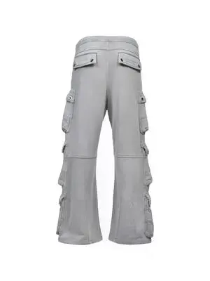 BREATH Eyelet-detail Cargo Pants - Grey