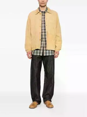 Visvim Raw-finish Wide Leg Jeans - Black